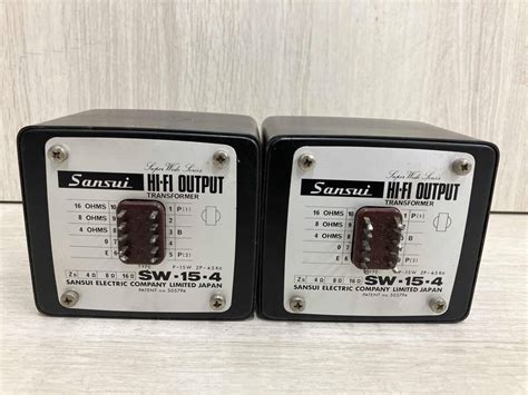 Yahooオークション 動作未確認 Sansui Hi Fi Output Transformer Sw