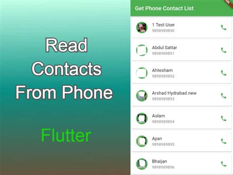 access contacts in flutter app rrutors guide