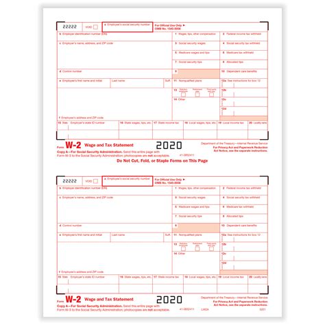 Form W2 Printable Printable Free Templates