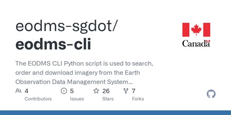GitHub Eodms Sgdot Eodms Cli The EODMS CLI Python Script Is Used To
