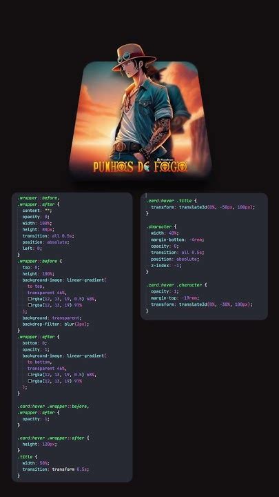 Card Com Efeitos De Hover Com Html E Css Html Website Frontend Ace Webdesign Cards