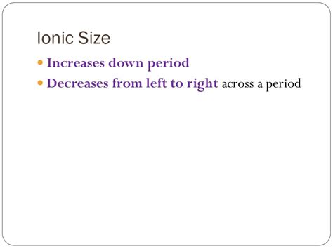 periodic trends ppt download