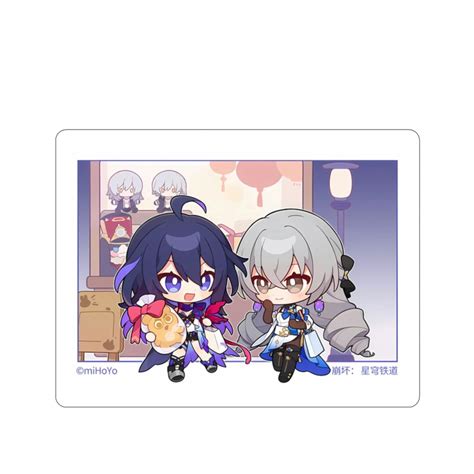 Chibi Bronya Rand And Seele Honkai Star Rail Waterproof Sticker Premium Gaming Vinyl Car Decal