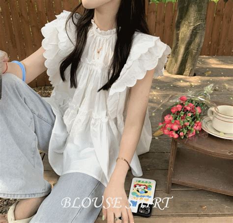 린다걸 Best⭐ 반팔 데일리 휴양지 데이트룩 귀여운 물결 프릴 봄 여름 시원한 나시 민소매 캉캉 린넨 탑 224040102