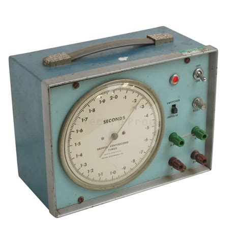 Laboratory Analogue Seconds Timer Electro Props Hire