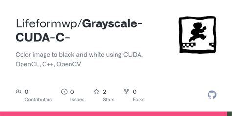 Github Lifeformwpgrayscale Cuda C Color Image To Black And White