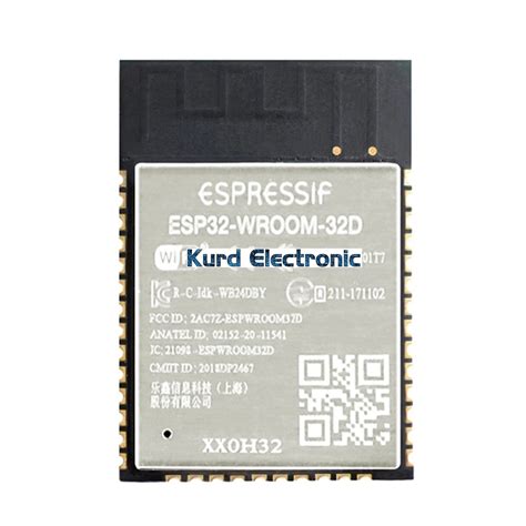 ESP32 WROOM 32D 4MB Lash Memory Kurd Electronic