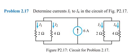 solved determine currents i1 to i4 in the circuit of fig