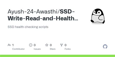 Github Ayush 24 Awasthi Ssd Write Read And Health Validation Automation Ssd Health Checking