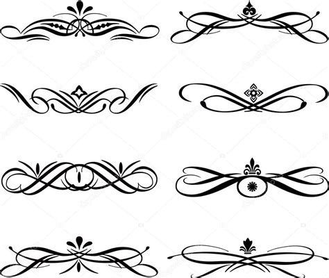 Abstract Vector Design Elements Borders Frames Stock Vector Image By ©vanias 7289648