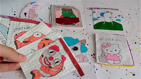 распаковка бумажных сюрпризов новинка боби🐟 Youtube