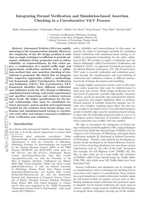 Integrating Formal Verification And Simulation Based Assertion Checking In A Corroborative V V