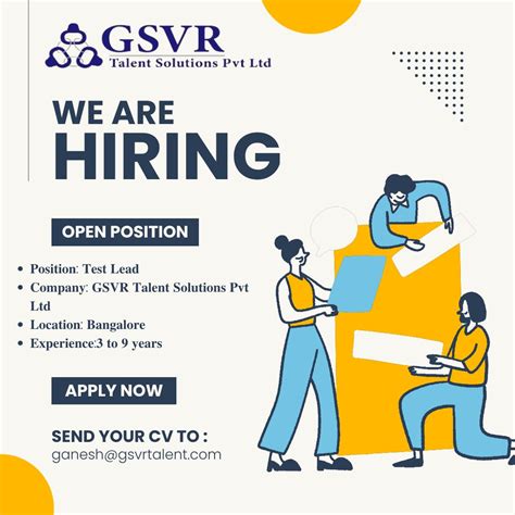 Hiring Testlead Softwaretesting Automationtesting Qualityassurance Korra Ganesh