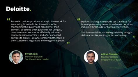 Ai In Accounting Frameworks For Responsible Use Deloitte Posted On The Topic Linkedin