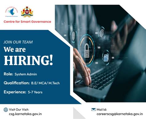 Vacancy Jobopening Hiring Applynow Systemadministrator