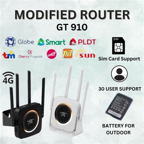 GT910 High Speed Openline SIM Gard Modified WIFI Modem Turbo Router 4G LTE Modem Lan Port