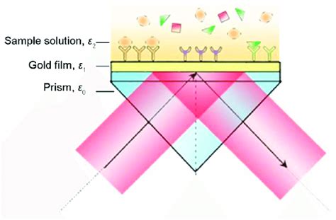 Kretschmann Configuration Used For Surface Plasmon Resonance Spr Download Scientific Diagram