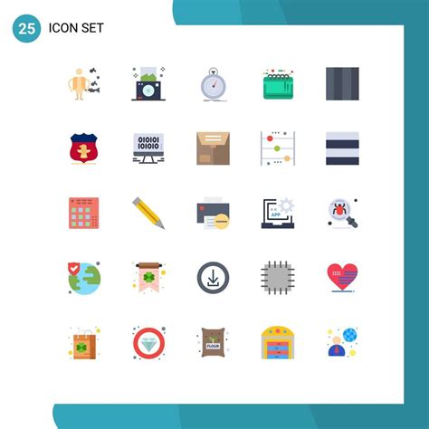 User Interface Pack Of 25 Basic Flat Colors Of Layout Sale Notice Optimization Sale