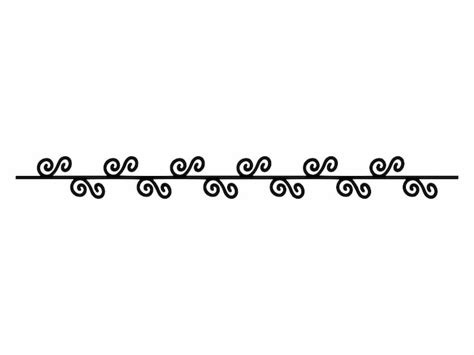 Premium Photo Single Border Line Design Element