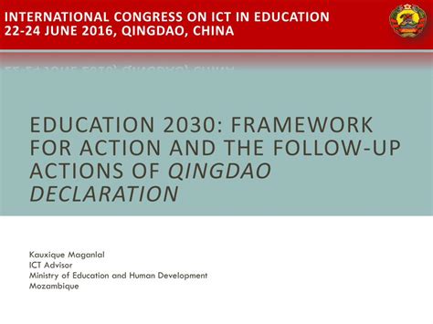 Pdf Education 2030 Framework For Action And The Ict… Dokumen