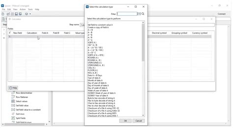 Cómo usar la función Calculator en Pentaho Data Integration PDI