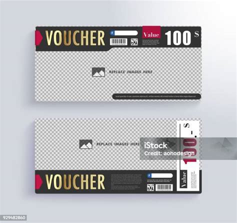 선물 상품권 템플릿입니다 이미지에 대 한 빈 공간입니다 계절에 대한 스톡 벡터 아트 및 기타 이미지 계절 고객 고급 Istock