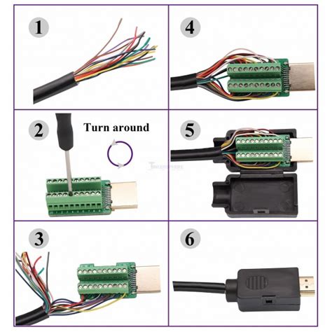 745 Hdmi Plug To Terminal Block Breakout Tinkersphere