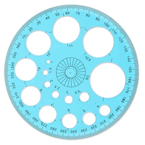 Circle Template For Drawing Plastic Circle Stencil