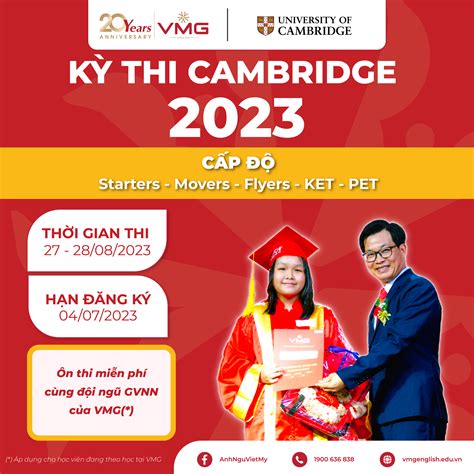 [thÔng BÁo] Tham Gia Ngay KỲ Thi Cambridge QuỐc TẾ ThÁng 8 2023 CÙng