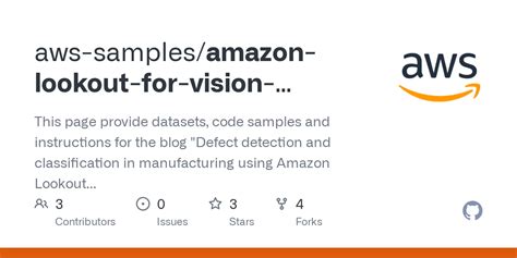 Github Aws Samples Amazon Lookout For Vision Rekognition Multiclassification This Page