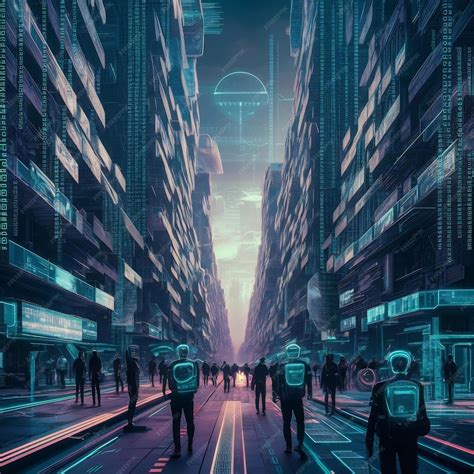 Premium Photo Binary Code Digital Technology Background Made With