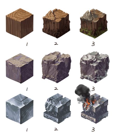 木头 石头 金属的材质块 堆糖，美图壁纸兴趣社区