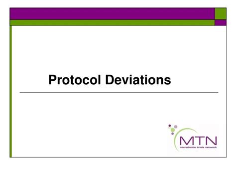Ppt Protocol Deviations Powerpoint Presentation Id2865264