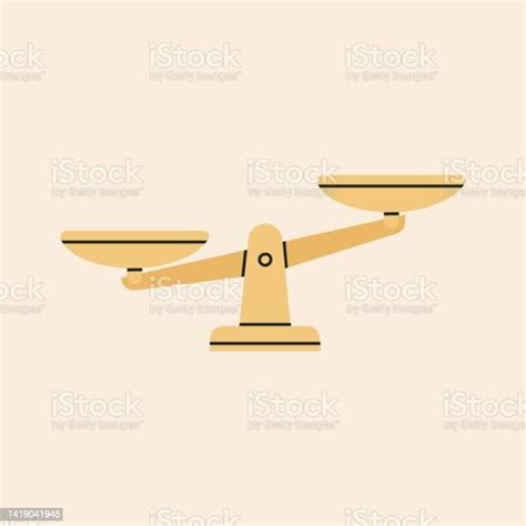 흰색 배경에 골든 클래식 스케일의 손으로 그린 벡터 일러스트레이션 개념에 대한 스톡 벡터 아트 및 기타 이미지 개념 결정 계량 장치 Istock