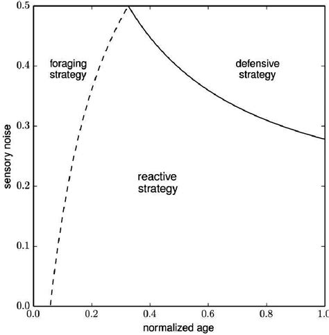 Parametric Regimes Of The Three Optimal Strategies As A Function Of Age