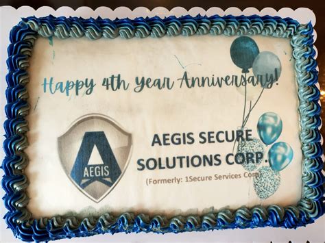 Aegis Secure Solutions Corp Is Celebrating Its 4th Anniversary This Year Aegis Group Brunei