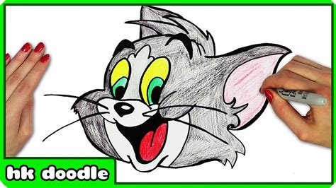 How To Draw Tom From Tom And Jerry Step By Step