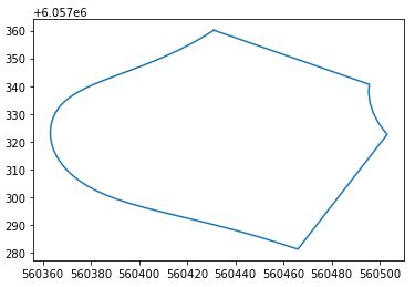 Python Convert Area Between LineStrings To Polygon In Shapely Geographic Information Systems