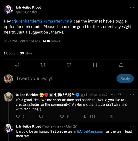 Shining The Spotlight On Elvis Kibet Creator Of Alxs Intranet Dark Mode Extension