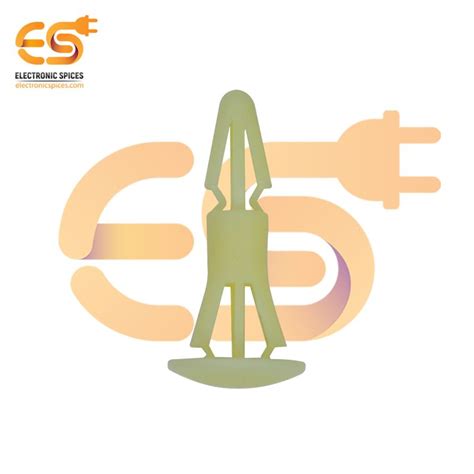 Buy 21mm PCB Reverse Locking Support Yellow Color Pack Of 100 Electronics Spices