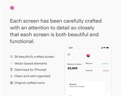 Stack Ui Kit Mobile Finance Project Ios And Android Ux Store
