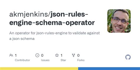 Github Akmjenkinsjson Rules Engine Schema Operator An Operator For Json Rules Engine To