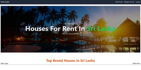 GitHub Ruchakaravisara OnlineHouseRental This Is Rental Sysytem