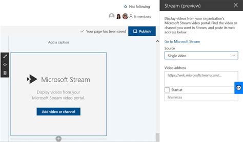 Using The Microsoft Stream Web Part In Sharepoint Online One Minute Office Magic