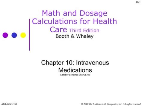 Intravenous Fluid Computations Ppt