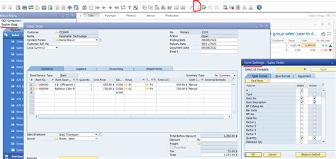 Standardize Sap B1 Screens Audaz