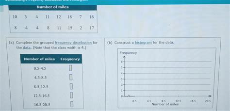 Solved A Complete The Grouped Frequency Distribution For Chegg