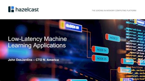 pdf low latency machine learning applications · advanced machine