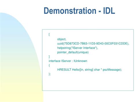 Ppt Microsofts Distributed Component Object Model Dcom Powerpoint Presentation Id6647357