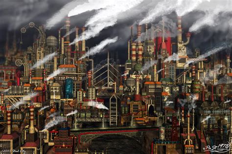 Steel City by PaSt1978 : r/ImaginaryCityscapes